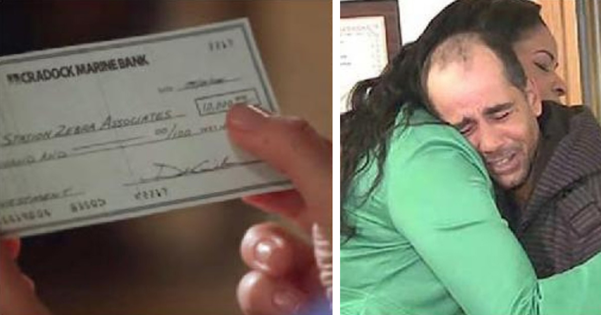 Found A Check For 10 Thousand Dollars And The Homeless Returned It To ...