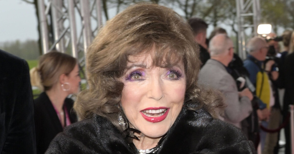 "A Playful Outfit and a Young Husband": Joan Collins Celebrates 90th ...