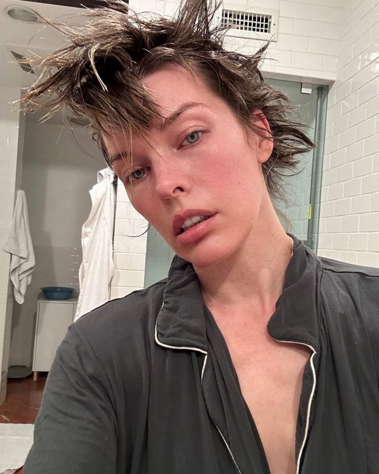 “Like it or not, I did it.” 47-year-old Milla Jovovich shaved her head and showed up with a new ...